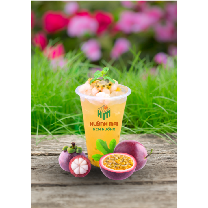 Trà măng cụt chanh leo - Nem Nướng Huỳnh mai